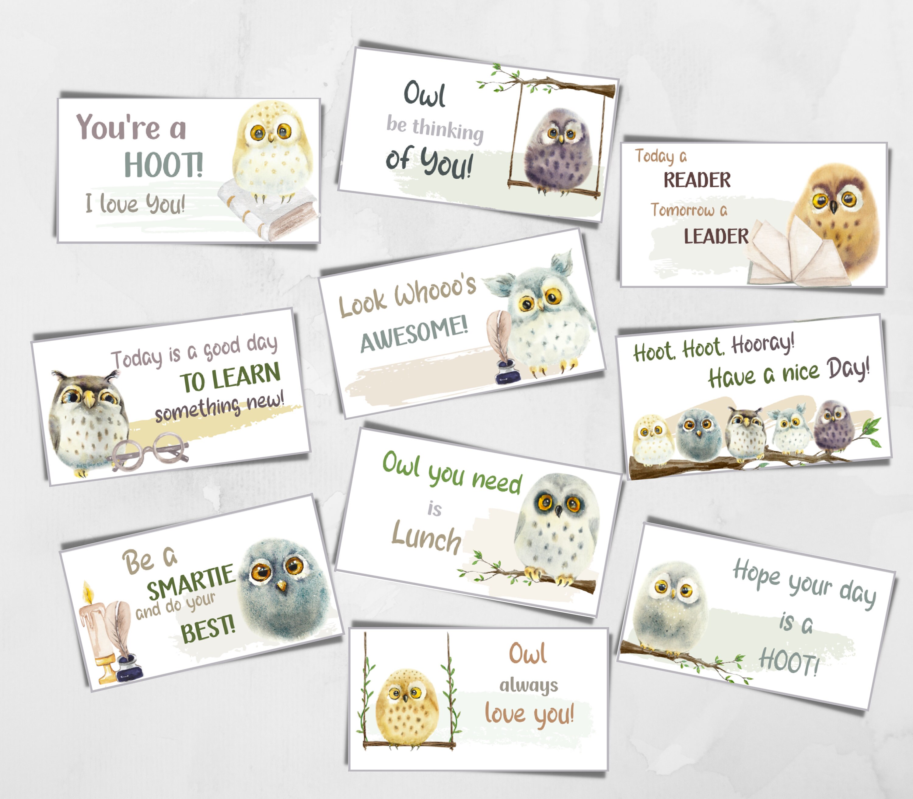 PRINTABLE Notes for Kids School Lunchbox Notes Bedside - Etsy