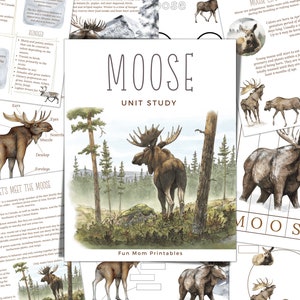 MOOSE Unit Study, Life Cycle, Anatomy, Nature Study, Science ...