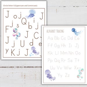 LETTER of the WEEK, J is for Jellyfish, Letter J Activities, Alphabet ...