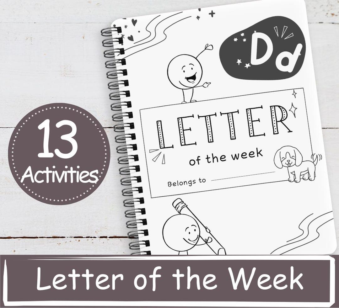 Letter of the Week: Letter D Learning Activities (printable) - Etsy