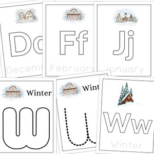 WINTER, Nature Unit Study, Winter Activities, Handwriting, Homeschool ...