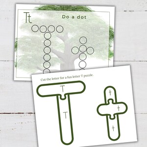 LETTER of the WEEK, T is for Tree, Letter T Activities, Alphabet ...