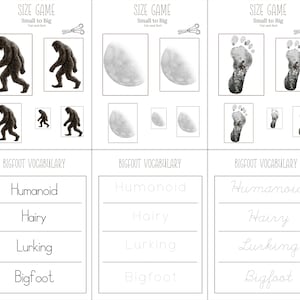 BIGFOOT Unit Study, Sasquatch, Anatomy, Nature Study, Science ...