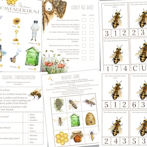Honey Bees and Beekeeping Study Unit, Life Cycle, Anatomy, Nature Study ...
