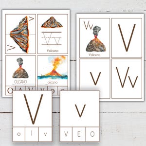 LETTER of the WEEK, V is for Volcano, Letter V Activities, Alphabet ...