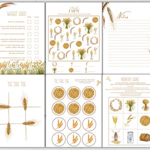 Wheat Unit Study: Life Cycle, Anatomy, Homeschool Printable (instant ...