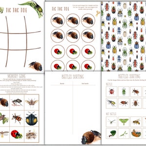 Beetles Unit Study: Homeschool Science Printable (instant Download) - Etsy
