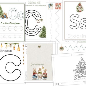 CHRISTMAS Unit Study, Vocabulary, Christmas Story, Handwriting ...