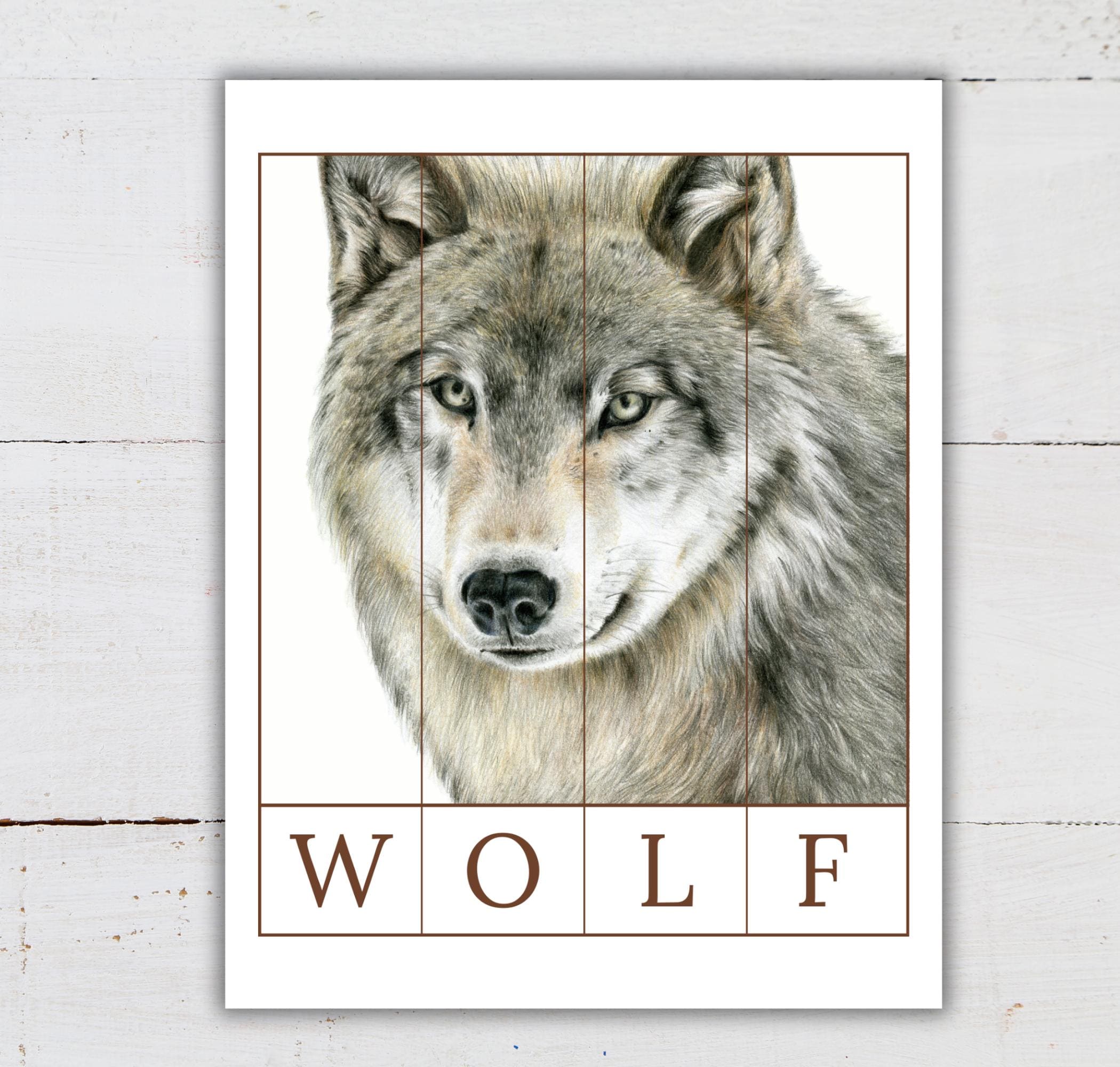 Letter W Wolf Learning Activities: Alphabet Printable (instant Download ...