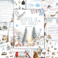 Snow Unit Study Snowflakes Printable Resources Homeschool Learning ...