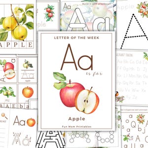 LETTER of the WEEK, A is for Apple, Letter A Activities, Alphabet ...