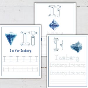 LETTER of the WEEK, I is for Iceberg, Letter I Activities, Alphabet ...