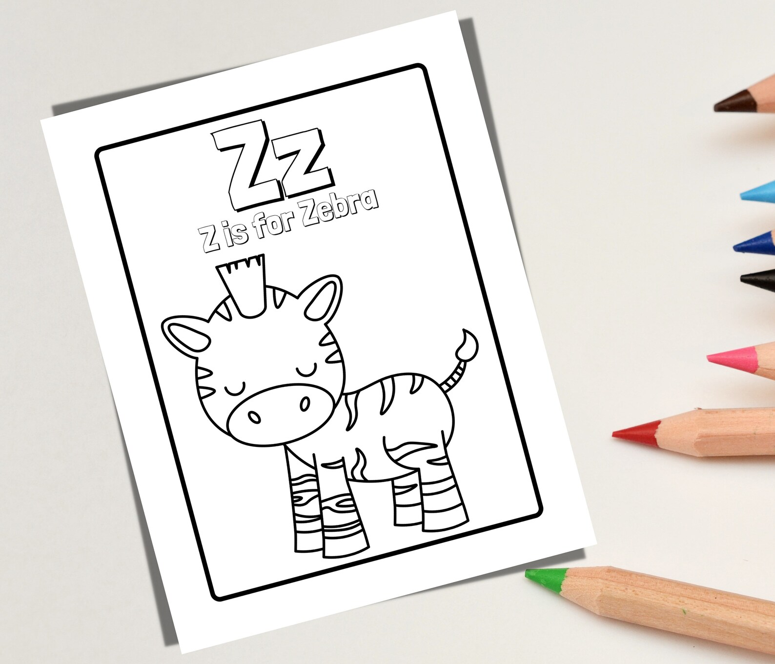 Alphabet Coloring Pages for Kids Printable ABC Coloring Book - Etsy