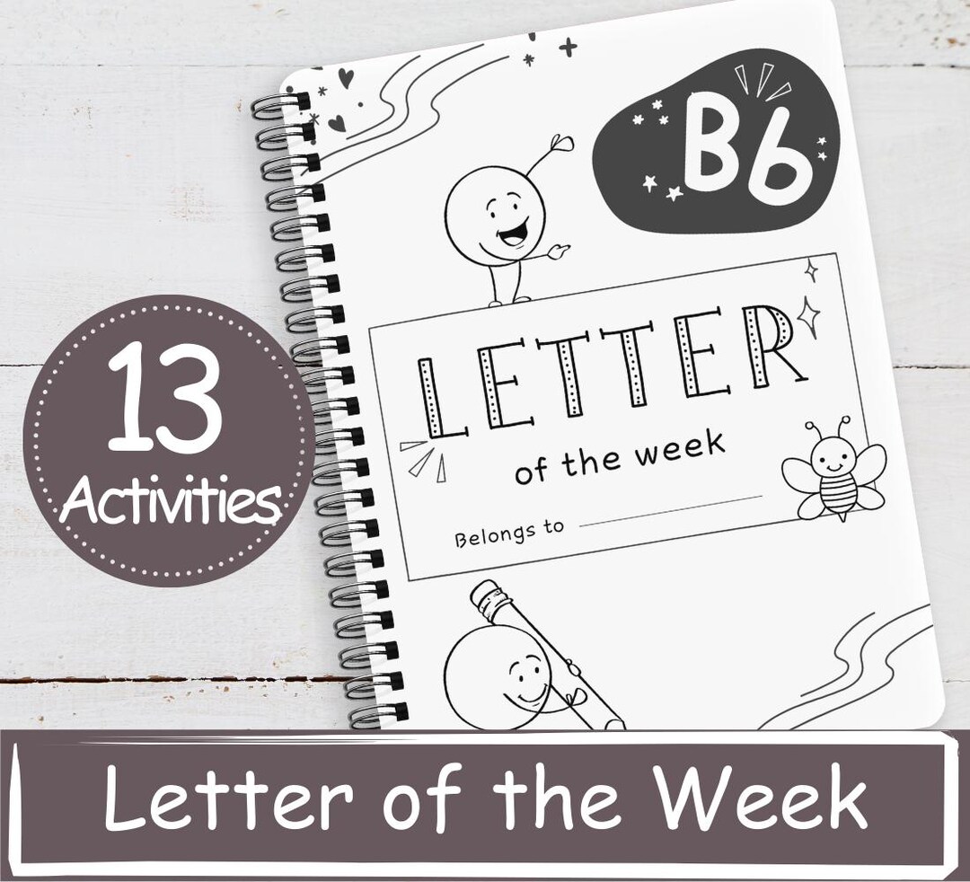 Letter of the Week: Letter B Learning Activities (printable) - Etsy