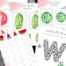 WATERMELON Unit Study Life Cycle Anatomy Nature Study - Etsy