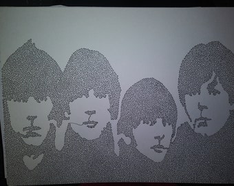 Beatles Line Art - Etsy