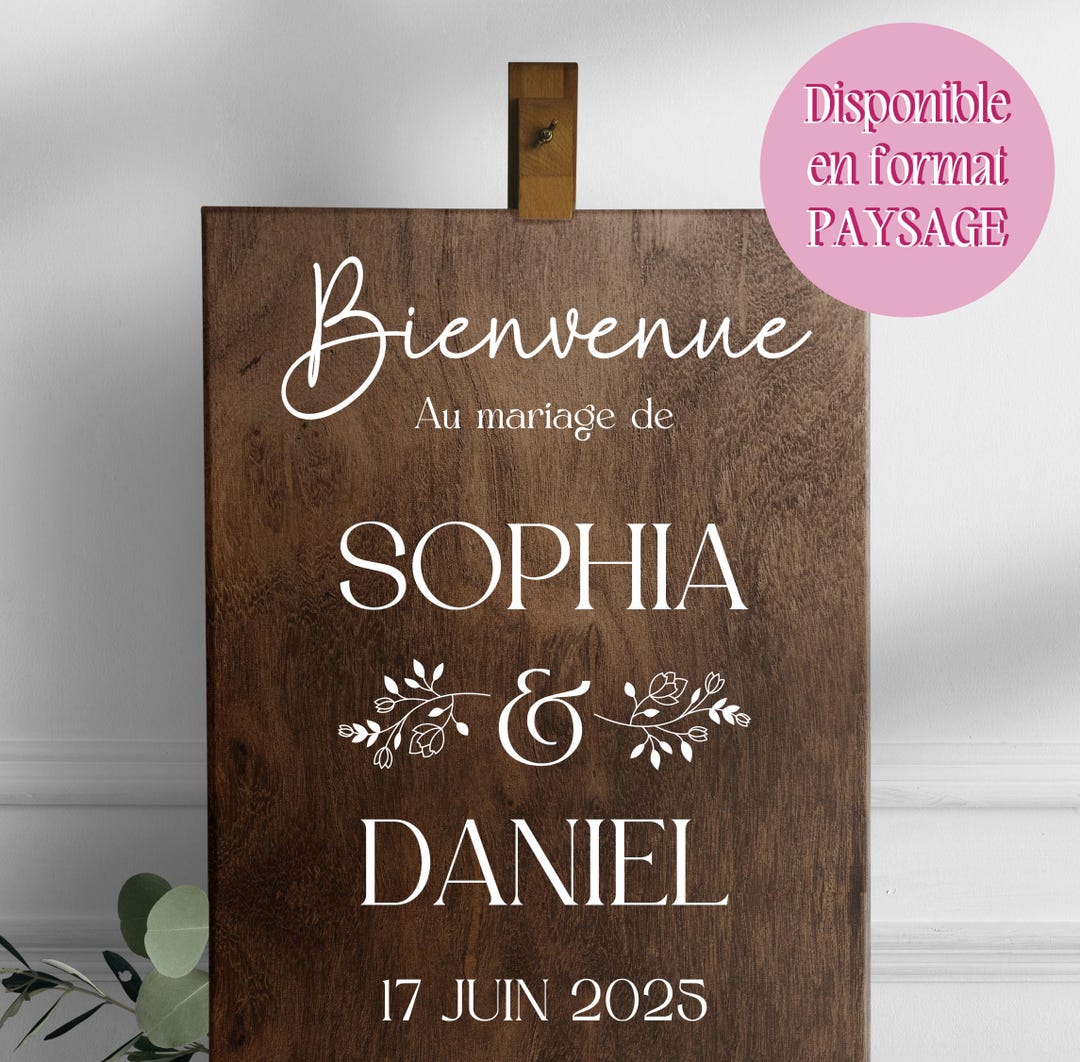 Personalized Wedding Sign Stickers, Wedding Welcome Sign Sticker ...