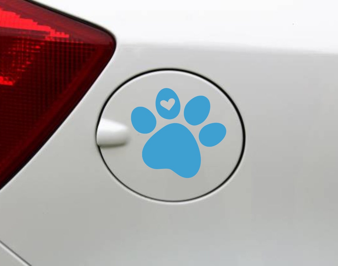 Dog Paw Car Sticker, Dog Sticker, Car Stickers, Dog Sticker, Car ...