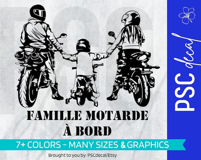Motorcycle Motocross Dirt Bike Family Vinyl Decals Stickers Individual ...