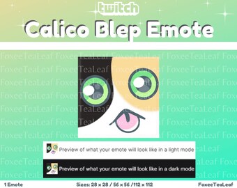 Gray Blep Emote for Twitch Cute Cat Emote | Etsy