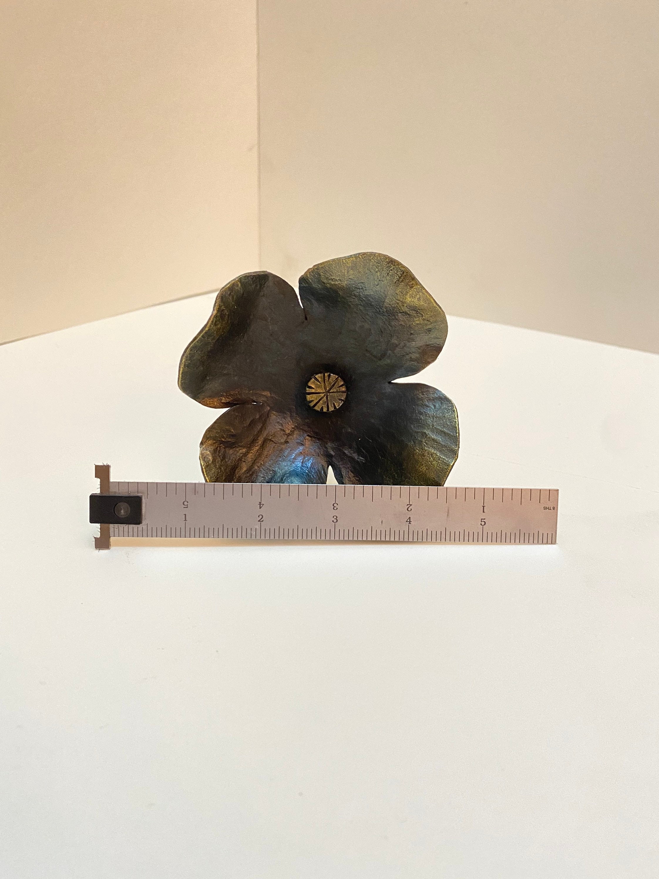 Blacksmith Poppy Flower Hand Forged | Etsy