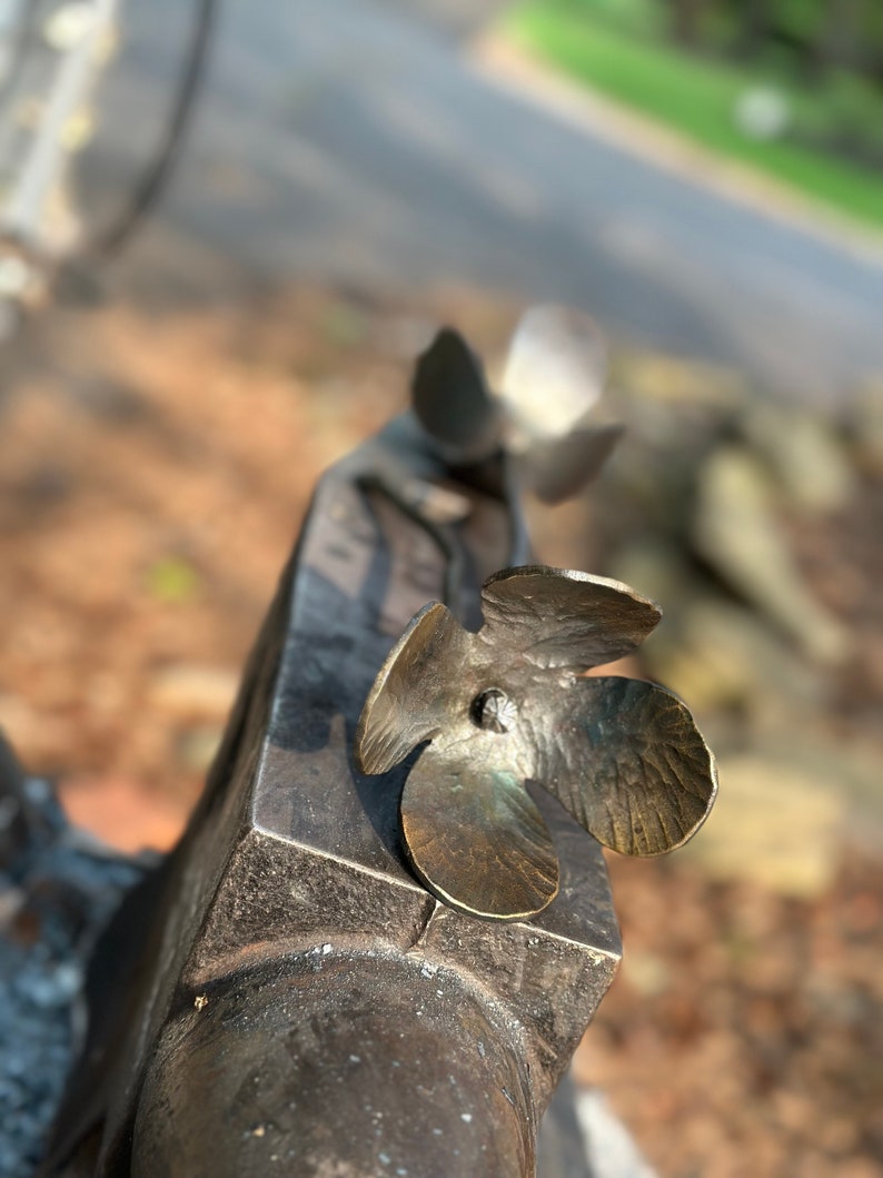 Blacksmith Poppy Flower - Hand Forged - Etsy