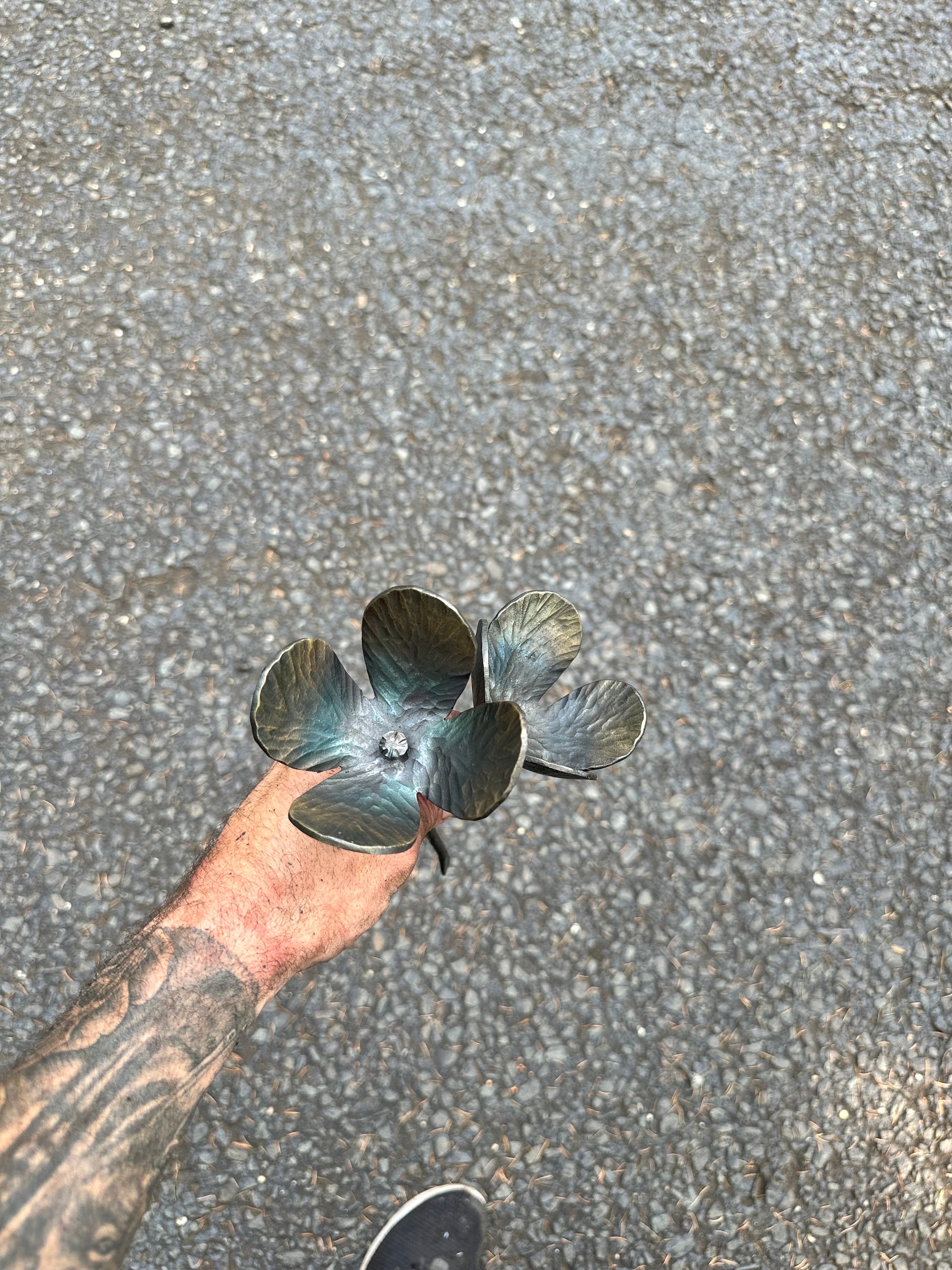 Blacksmith Poppy Flower - Hand Forged - Etsy
