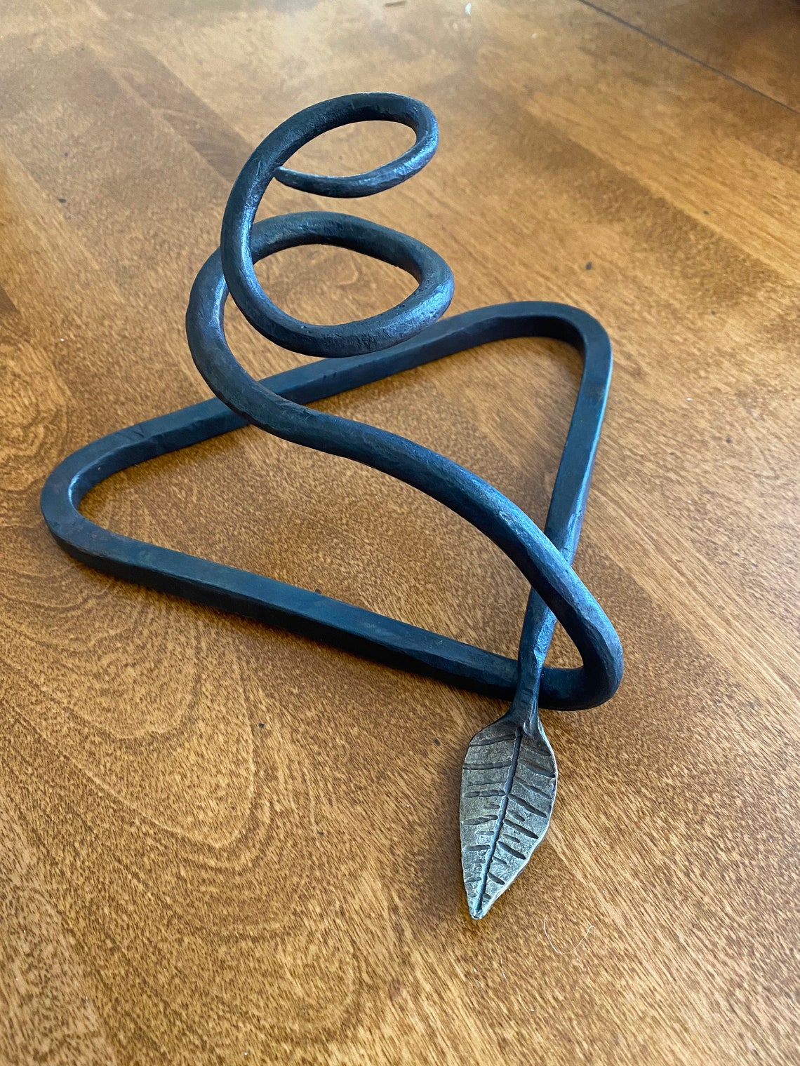Blacksmith Wine Holder - Steel, Hand Made - Etsy