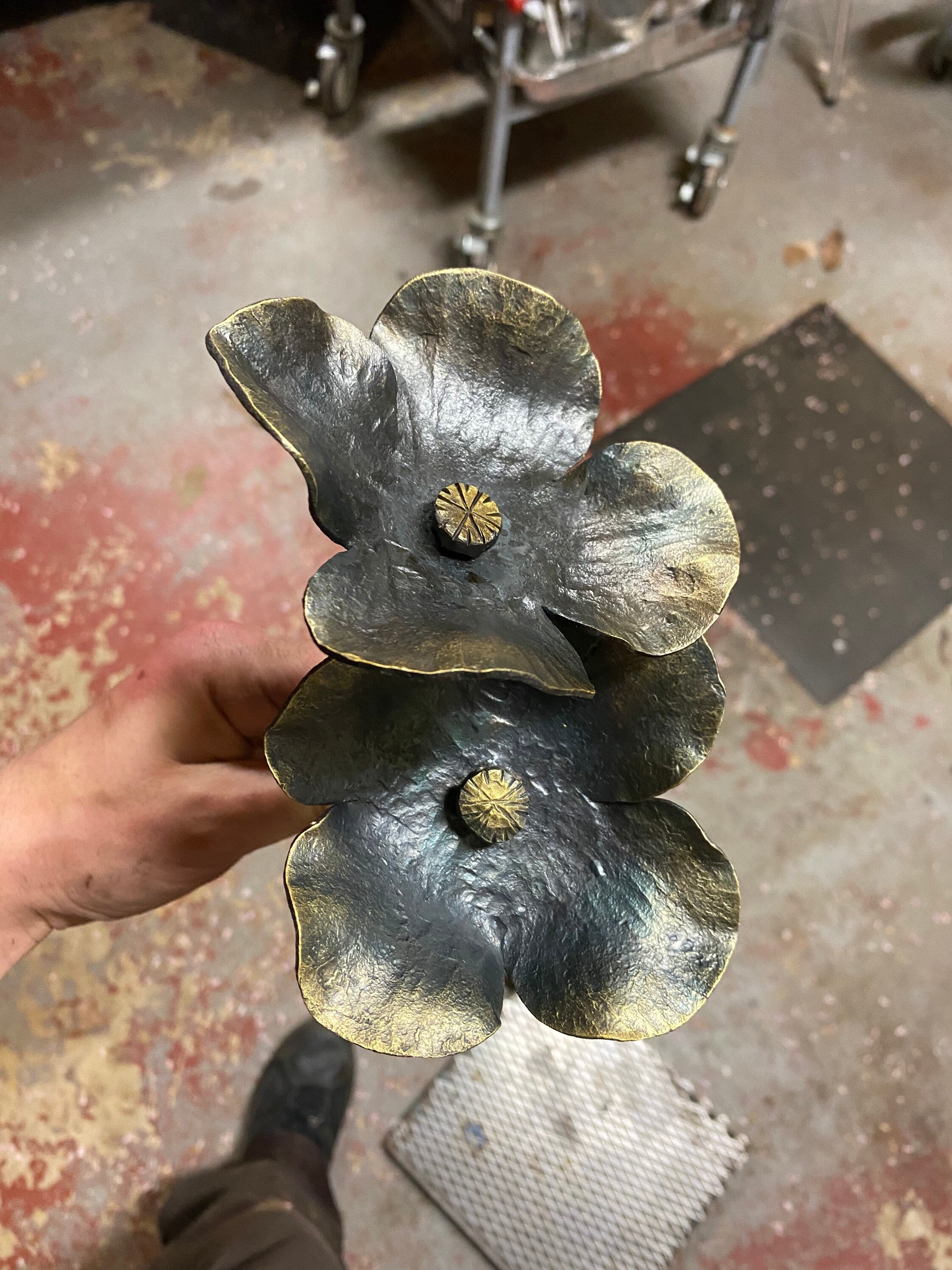Blacksmith Poppy Flower Hand Forged - Etsy Singapore