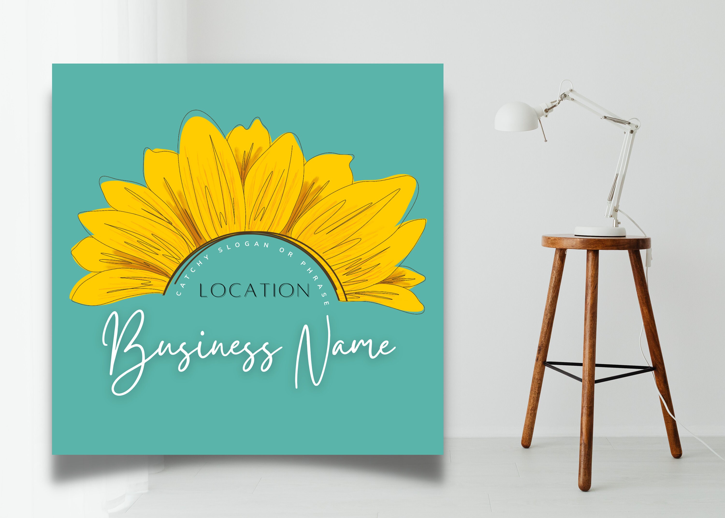 Sunflower Logo Template Etsy sunflower-logo-template-etsy