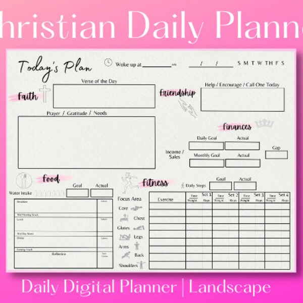 Christian Planner - Etsy