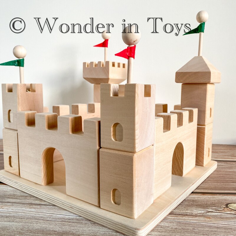 Wooden Castle - Etsy