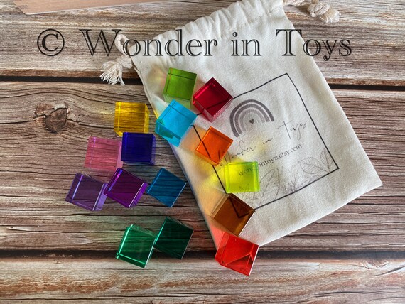 Cmy Cube Rainbow Crystal Cubes At Lakeshore Learning Sensory Strips