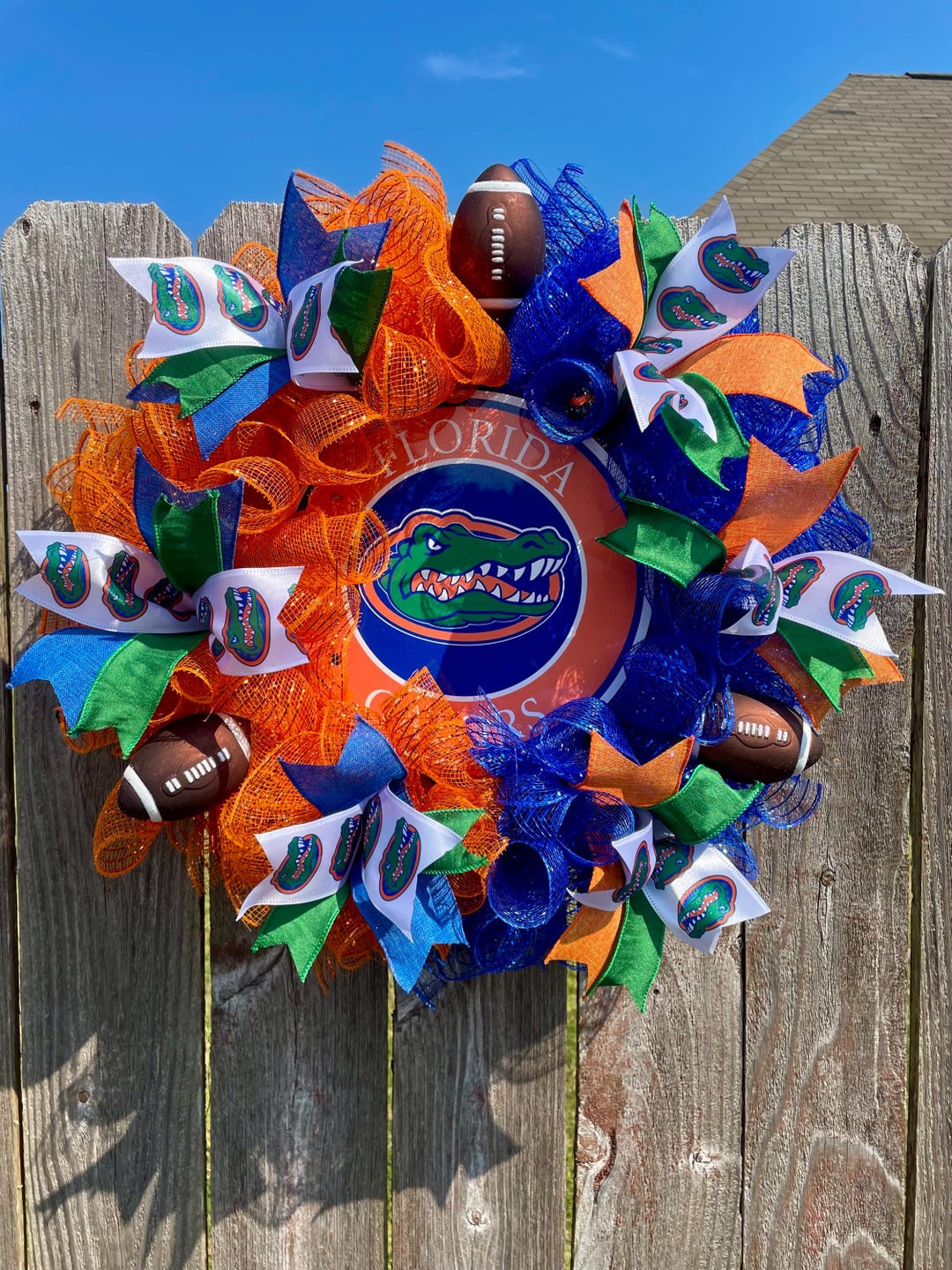 Florida Gators Wreath Gators Go Gators - Etsy