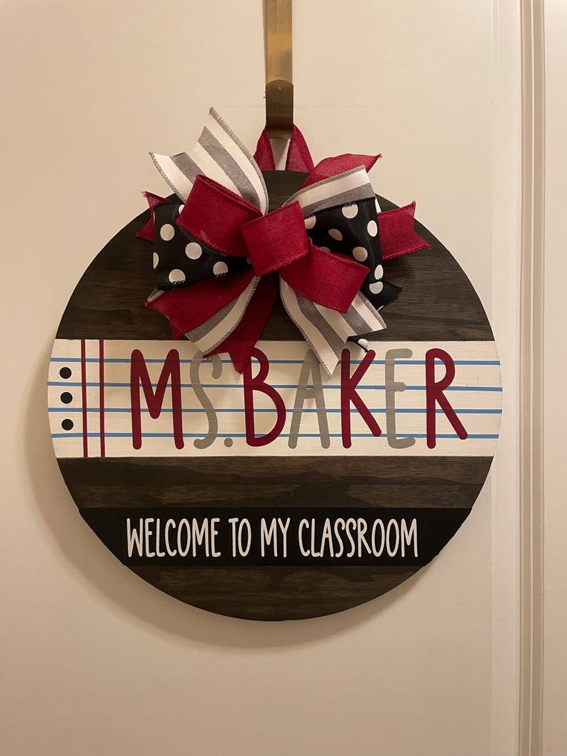 Teacher Door Hanger Teacher Door Door Hanger Classroom Decor Teacher ...