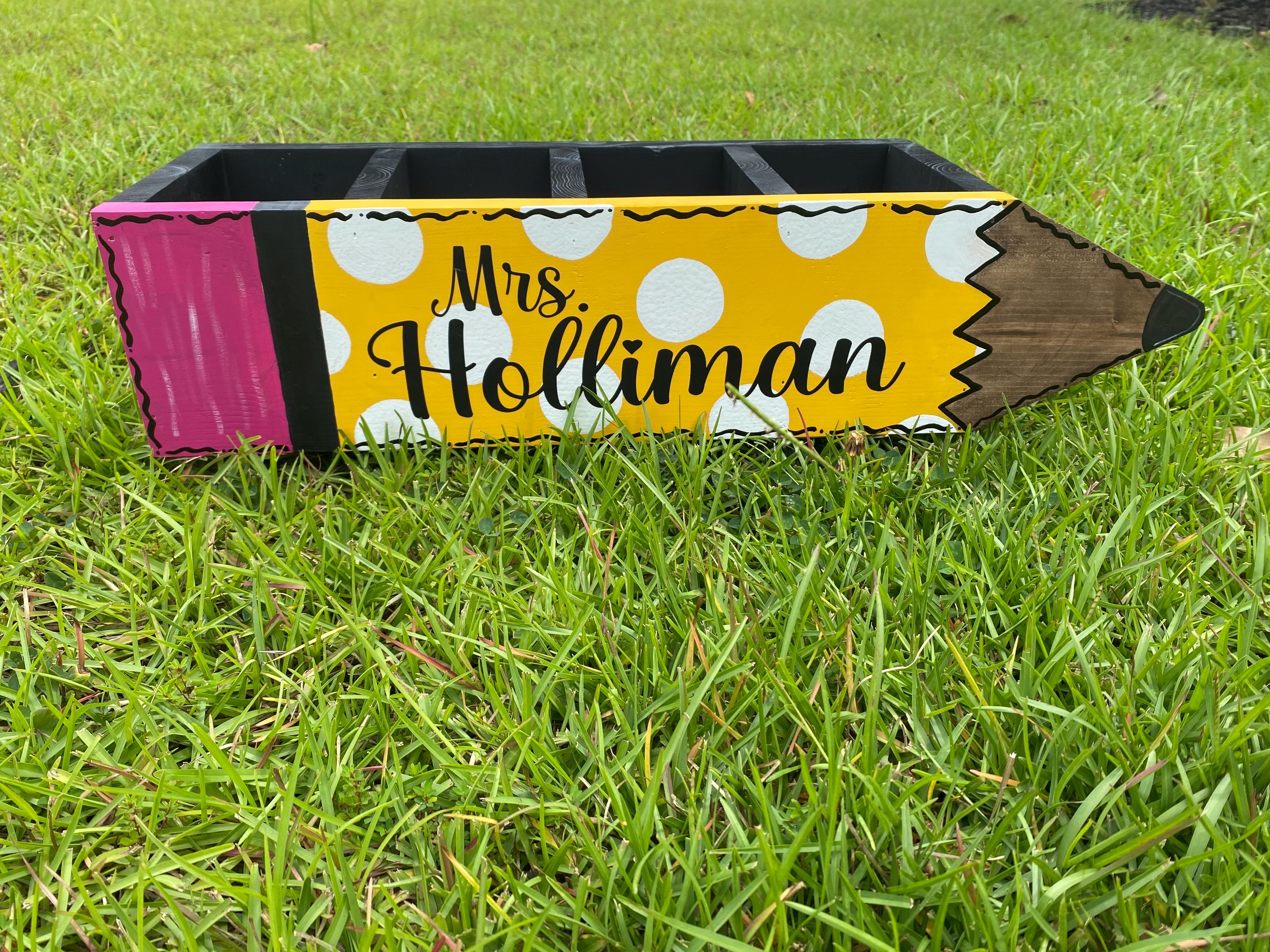 Pencil Holder, Teacher Caddy, Classroom, Supply Holder - Etsy