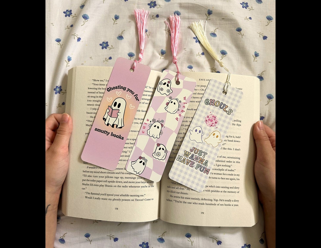 Cute Fall Bookmarks, Halloween Bookmarks, Ghost Bookmarks, Cute Gifts ...