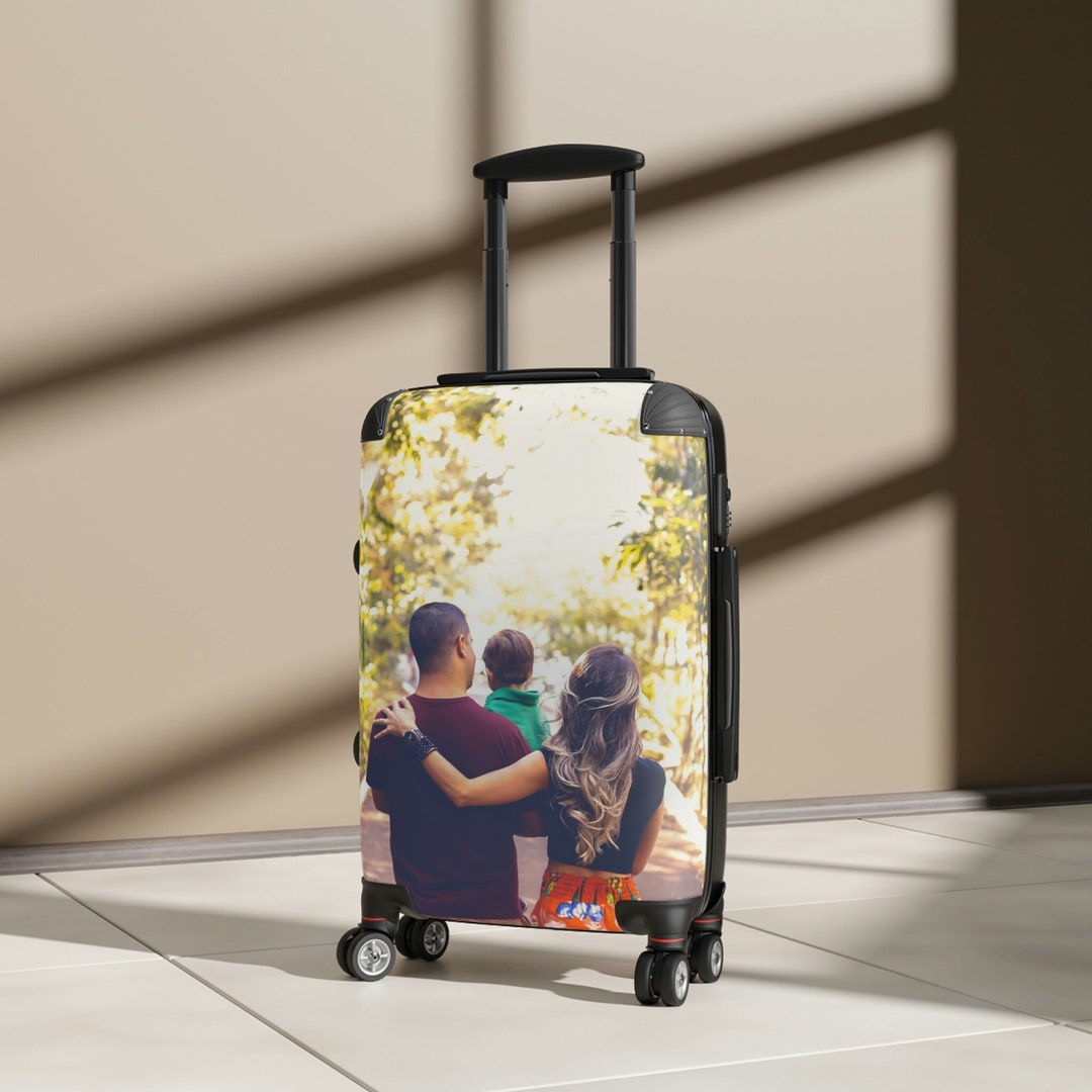 Personalized Suitcase With Lock | Custom Photo Suitcase | Personalized ...