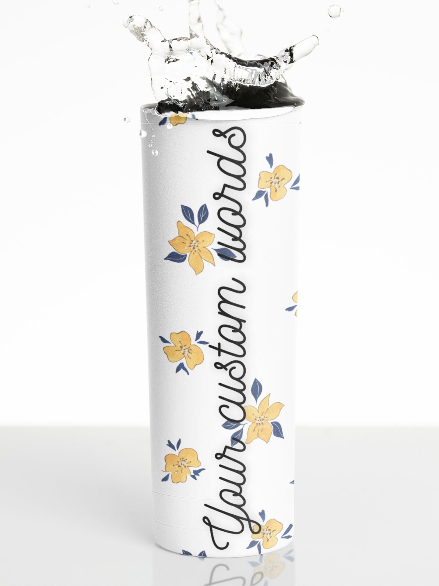 Personalized Tumbler With Straw Custom Design Tumbler With - Etsy