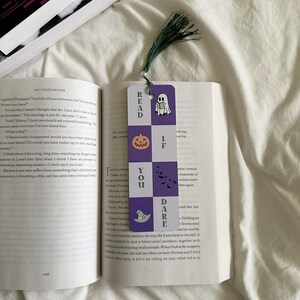 Cute Fall Bookmarks, Halloween Bookmarks, Ghost Bookmarks, Bookish ...