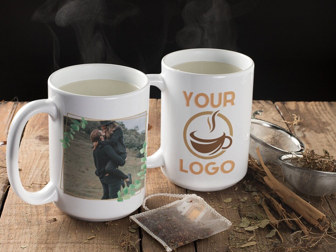 Custom Logo Mug, Custom Mug for Business, Personalized Coffee Mug ...