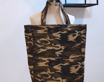 Camo Tote Bag | Etsy