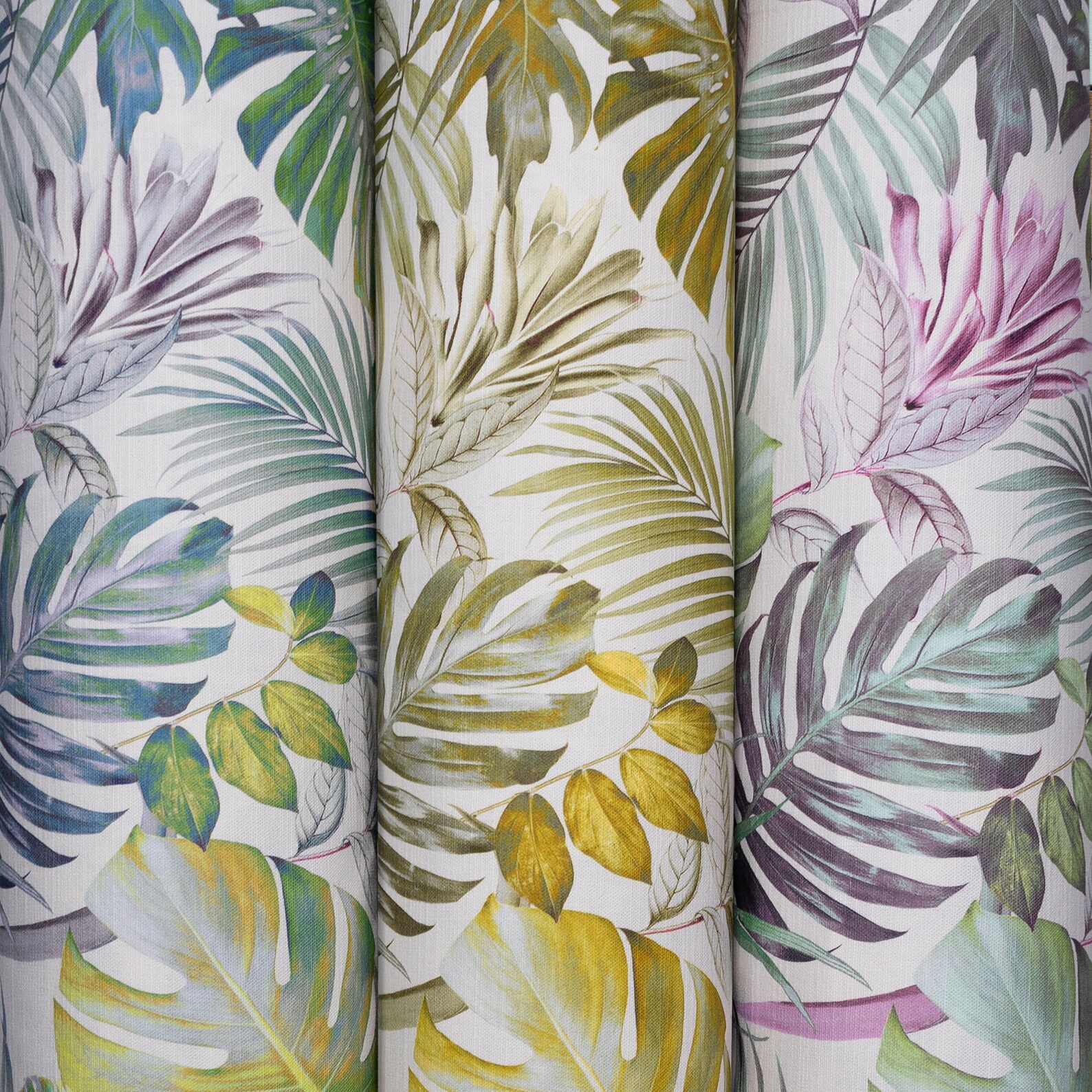 Palm Leaves Fabric From Fibre Naturelle Curtain Fabric Craft - Etsy