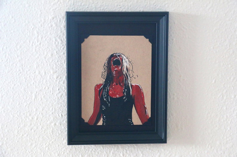 Shauna Ink Drawing With Gouache - Etsy