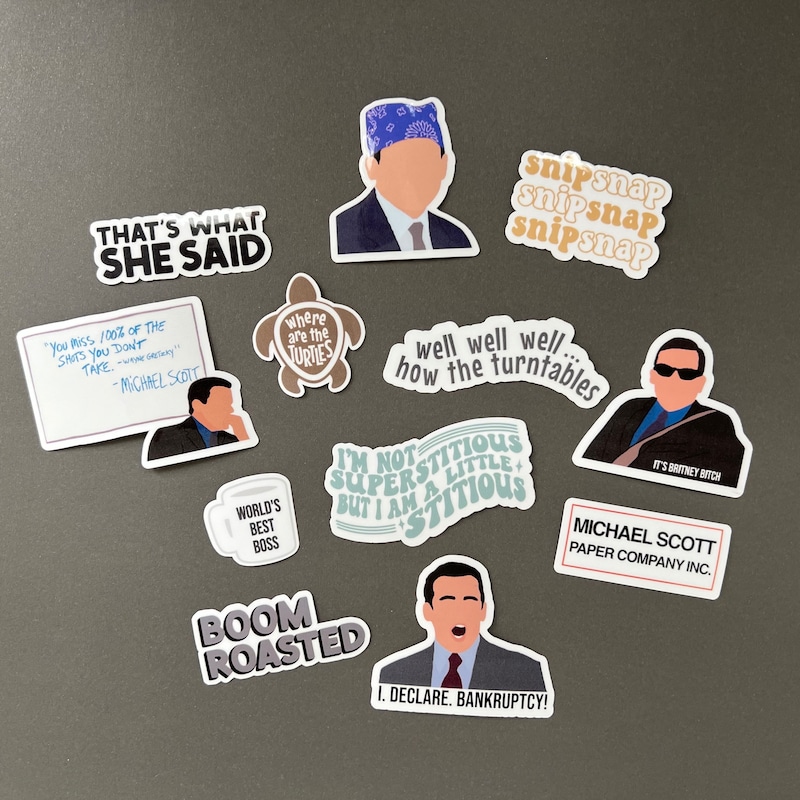 The Office Stickers - Etsy