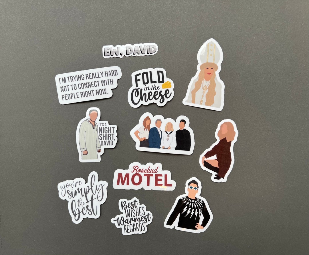 Schitts Creek Sticker Pack | David Rose | Alexis Rose | Moira Rose ...