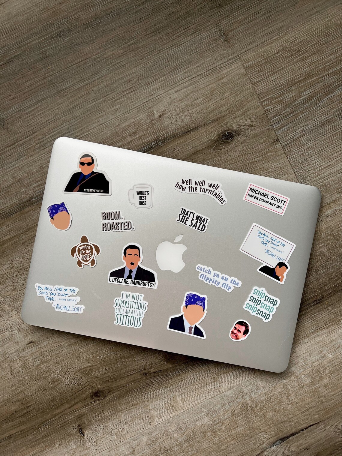 Michael Scott Sticker Pack the Office Stickers the Office - Etsy