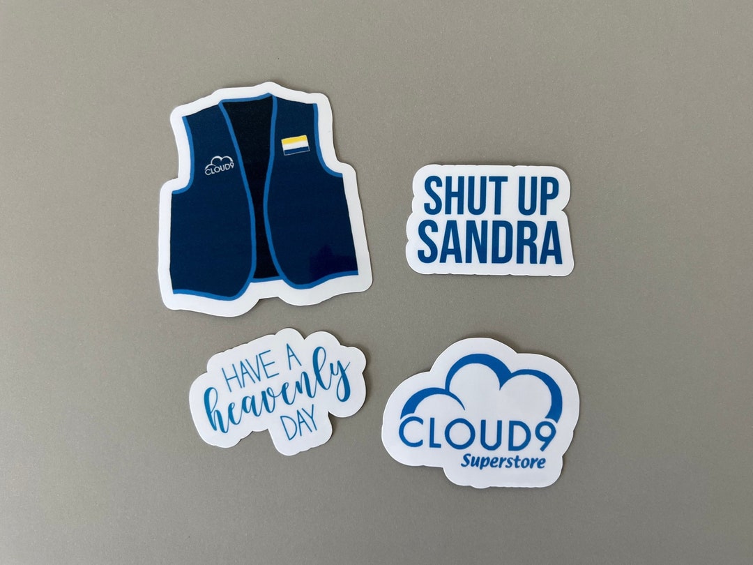 Superstore Sticker Pack | Cloud 9 | Shut up Sandra | Have a Heavenly ...