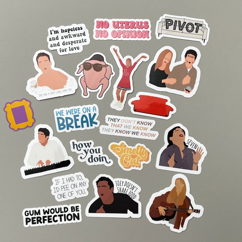 Friends Stickers - Etsy