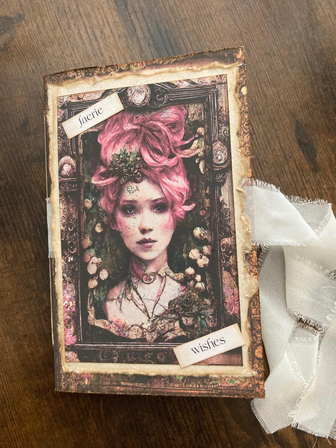 Fairy Junk Journal Fairies Journal Handmade Faerie Notebook Handmade ...